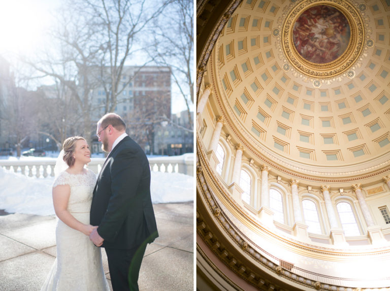 Madison wedding photographer ~ Wedding at the Capitol